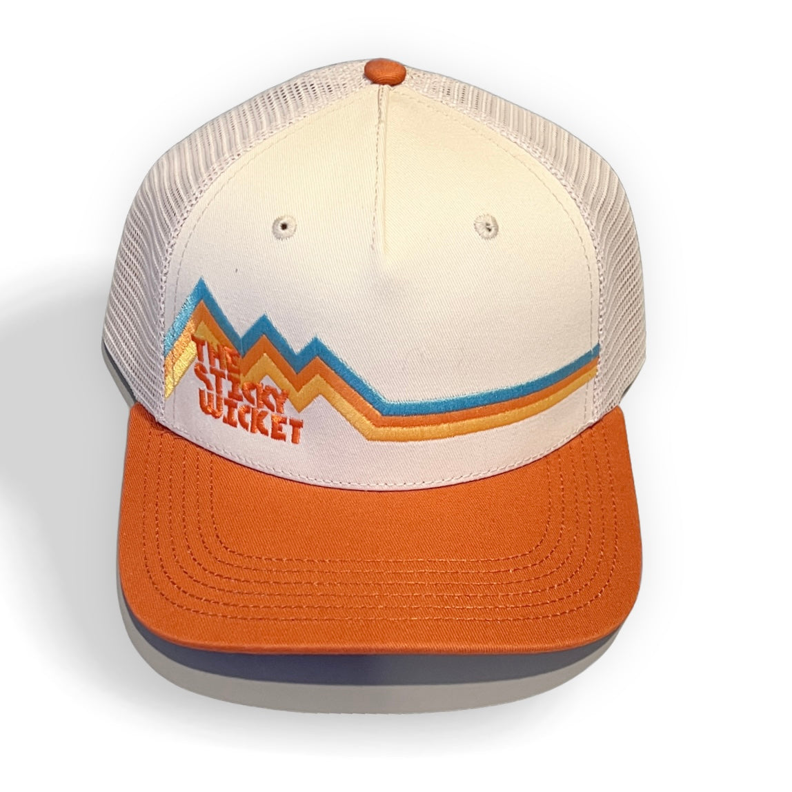 Deer Valley- The Sticky Wicket White Mountain Trucker Cap