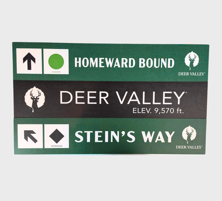 Deer Valley Replica Trail Signs