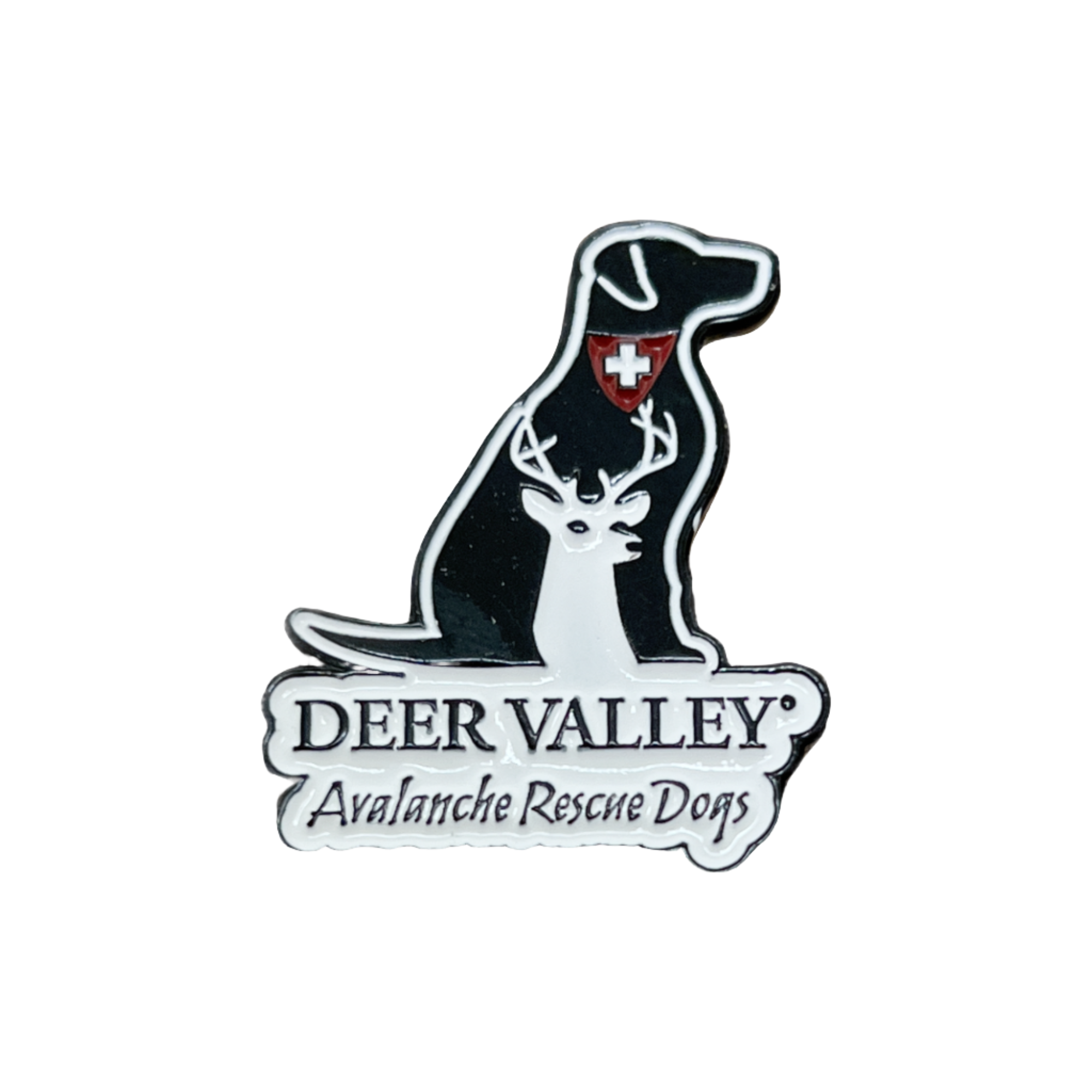 Avalanche Rescue Dog Pin