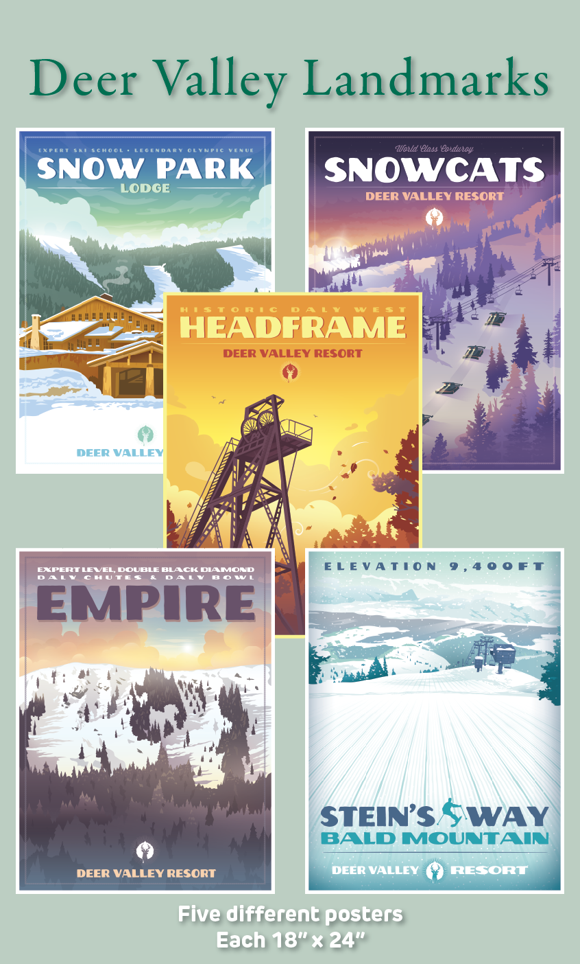Deer Valley Landmark Posters